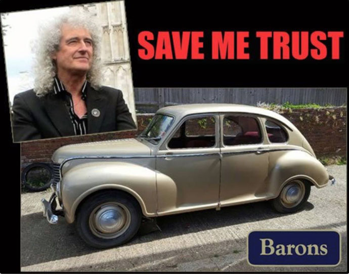 Auctioneer 4 Hire sells Queen guitarist Brian May's classic car ...